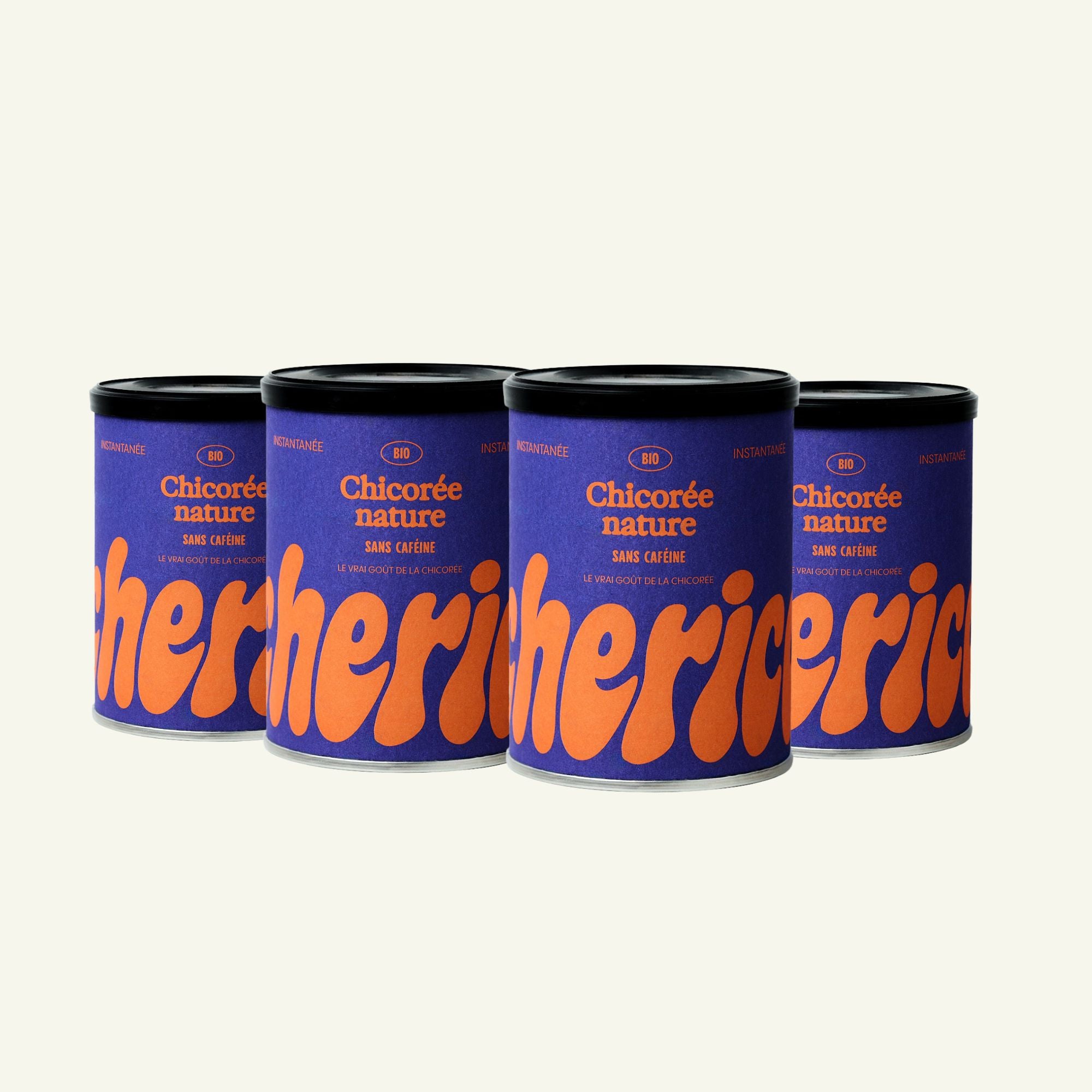 Natural chicory - Pack of 4 80g jars – CHERICO